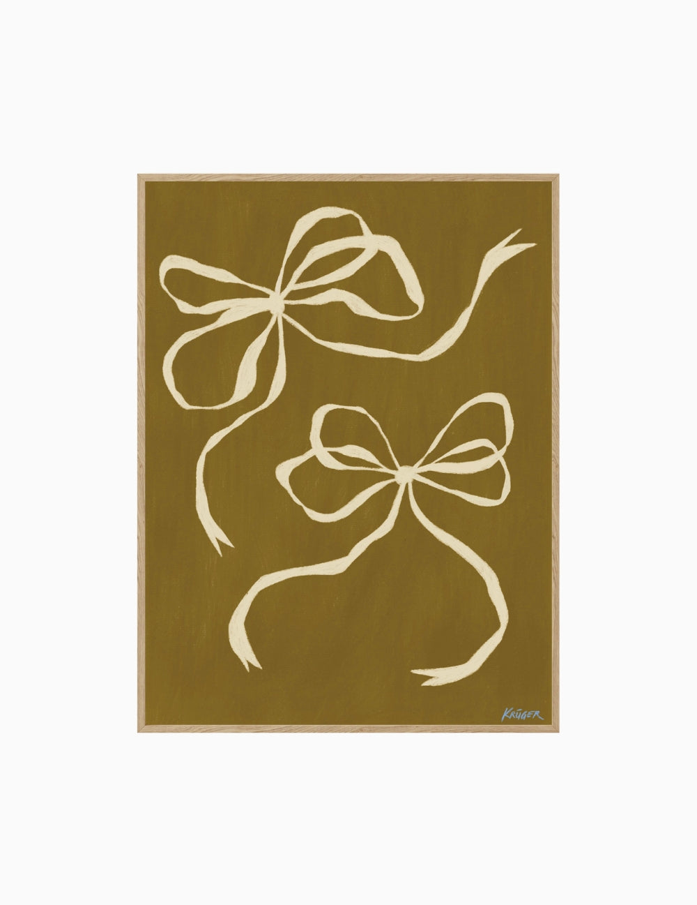 Poster Creamy Ribbons | Salu Home